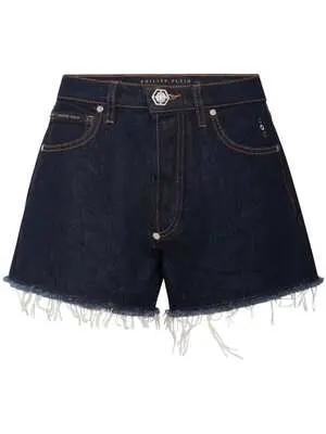 Philipp Plein Frayed Shorts For Women