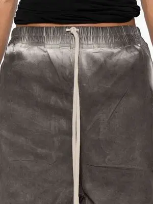 Rick Owens Long Boxers Faded-effect Shorts