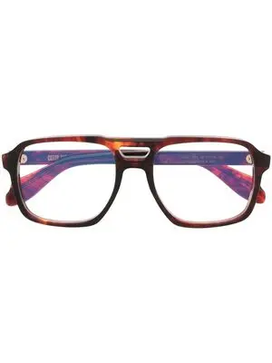 CUTLER & GROSS Wayfarer-frame Glasses - Red