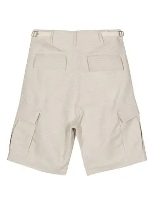 Drole De Monsieur Fine-checked Cargo Shorts