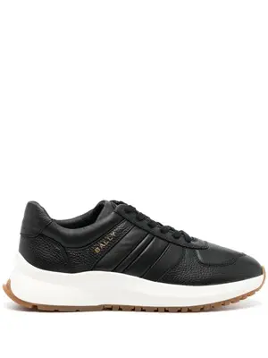 Bally Logo Panelled Sneakers - Black