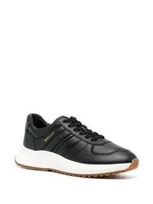 Bally Logo Panelled Sneakers - Black