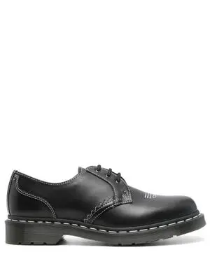 Dr. Martens Contrast-stitching Leather Derby Shoes