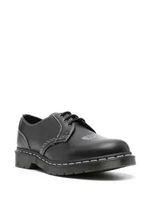 Dr. Martens Contrast-stitching Leather Derby Shoes