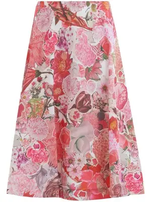 Women's Floral Print Skirts