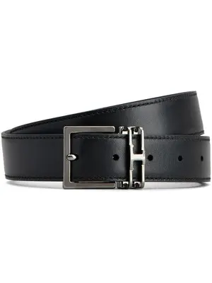 TOD'S Reversible Leather Belt - Black