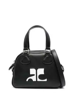 Courreges Textured Travel Bags