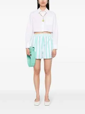 PATOU Striped Boxer Shorts - Green