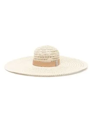 Peserico Interwoven Sun Hat - Neutrals