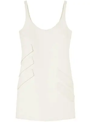 Versace Scoop-neck Mini Dress