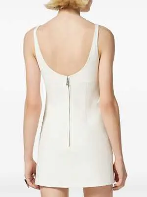 Versace Scoop-neck Mini Dress