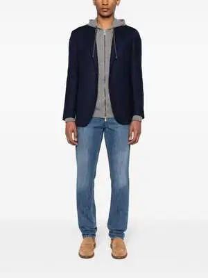 Corneliani Single-breasted Wool Blazer
