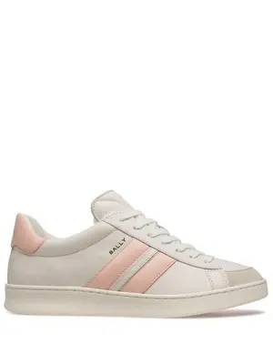 Bally Tyger Leather Sneakers - White