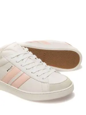 Bally Tyger Leather Sneakers - White