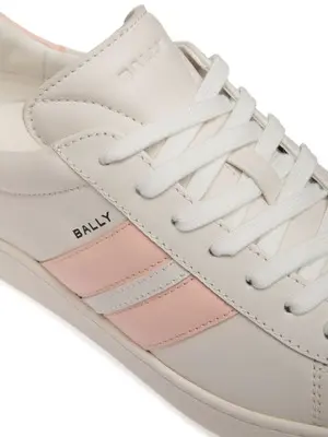 Bally Tyger Leather Sneakers - White