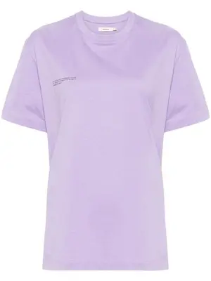 PANGAIA Slogan-print T-shirt - Purple