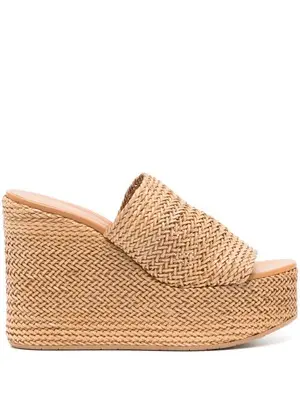 Casadei 130mm Twiga Espadrilles - Brown
