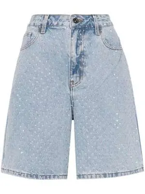 Self-portrait Button Detailed Shorts For Women