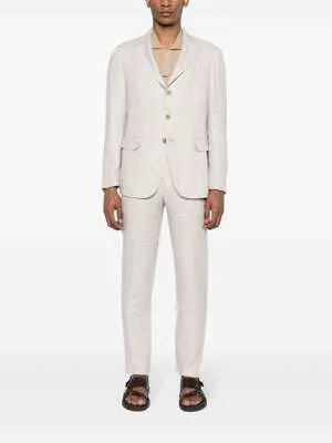 Boglioli Single-breasted Linen Suit