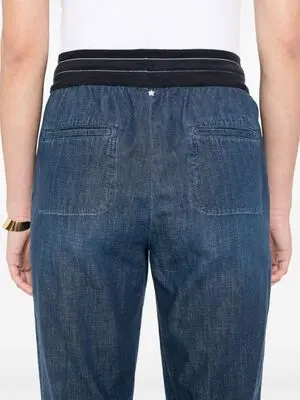 Lorena Antoniazzi Drawstring Tapered Jeans