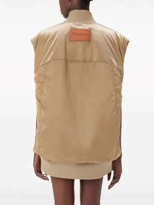 JW Anderson Satin-finish Bomber Gilet