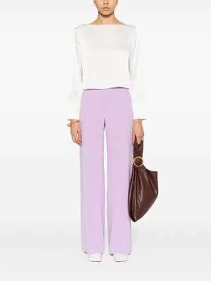 Theory Satin Cropped Blouse