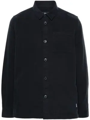 Barbour Logo-tag Cotton Shirt - Blue
