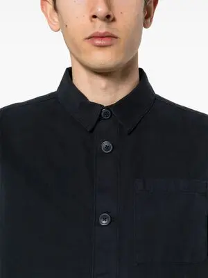 Barbour Logo-tag Cotton Shirt - Blue