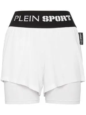 Plein Sport Short Sleeve Sports Pants For Women