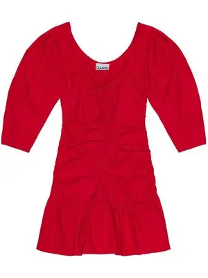 Women's 3/4 Sleeve Mini Dresses
