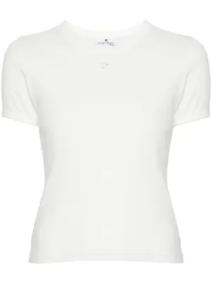 Courreges Textured T-shirts For Women