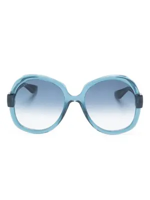 Gucci Round-frame Tinted Sunglasses
