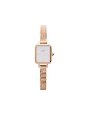 DANIEL WELLINGTON Quadro Mini Melrose 18mm - White