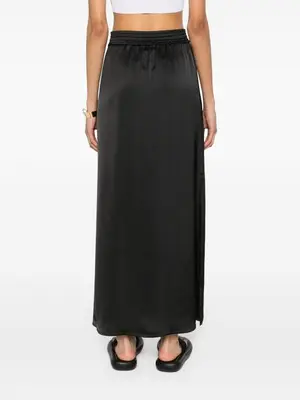 Herno Drawstring-waist Midi Skirt - Black