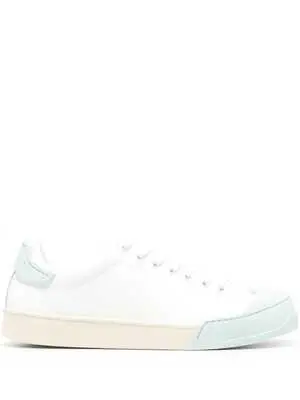 Marni Logo-debossed Leather Sneakers