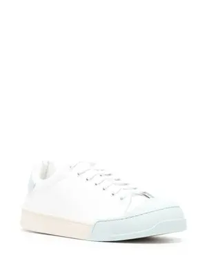 Marni Logo-debossed Leather Sneakers