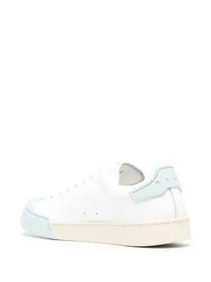 Marni Logo-debossed Leather Sneakers