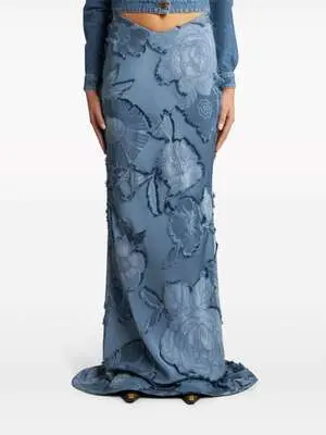Etro Floral-jacquard Maxi Skirt