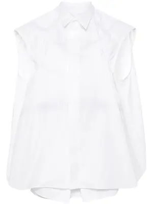 Sacai Layered-design Sleeveless Blouse