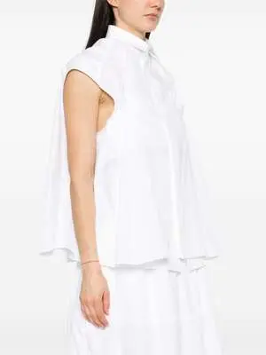 Sacai Layered-design Sleeveless Blouse