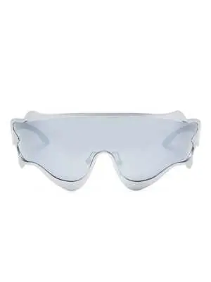 Henrik Vibskov Octane Shield Sunglasses - Silver