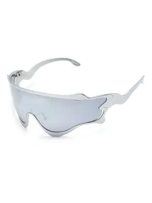 Henrik Vibskov Octane Shield Sunglasses - Silver