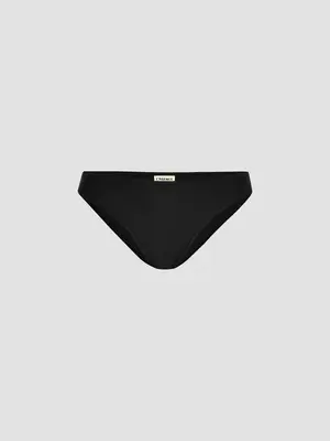 L'Agence Solids Nicole Bikini Bottom - Black