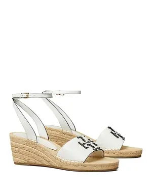 Tory Burch Ines Espadrille Wedge Sandals - Gardenia