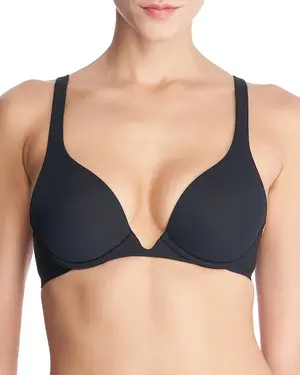 Natori Verge Convertible Plunge Contour Underwire Bra - Black