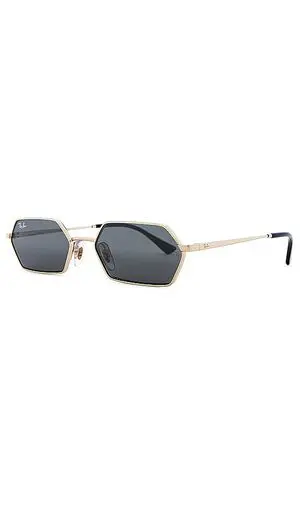 Ray-ban Yevi Octagon Sunglasses - Light Gold