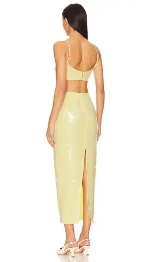 SAU LEE Oksana Set In Yellow