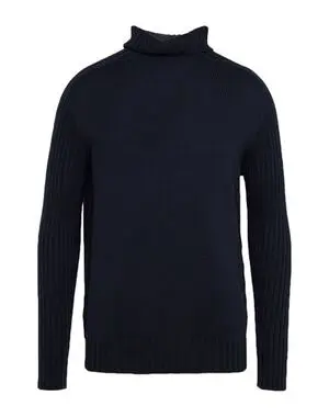 GRAN SASSO Virgin Wool Turtleneck Midnight Blue