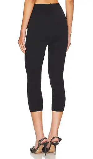 AFRM Ettie Essential Cropped Pant - Noir