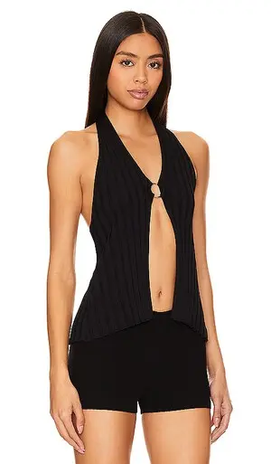 Superdown Eliana Open Front Top